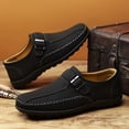 New Handmade Stitched Men'S Shoes, Slip-On Casual Shoes with Soft Upper ...