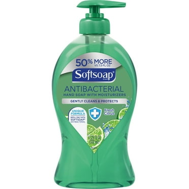 Softsoap Antibacterial Liquid Hand Soap 6 x 11.25 oz Crisp Clean ...