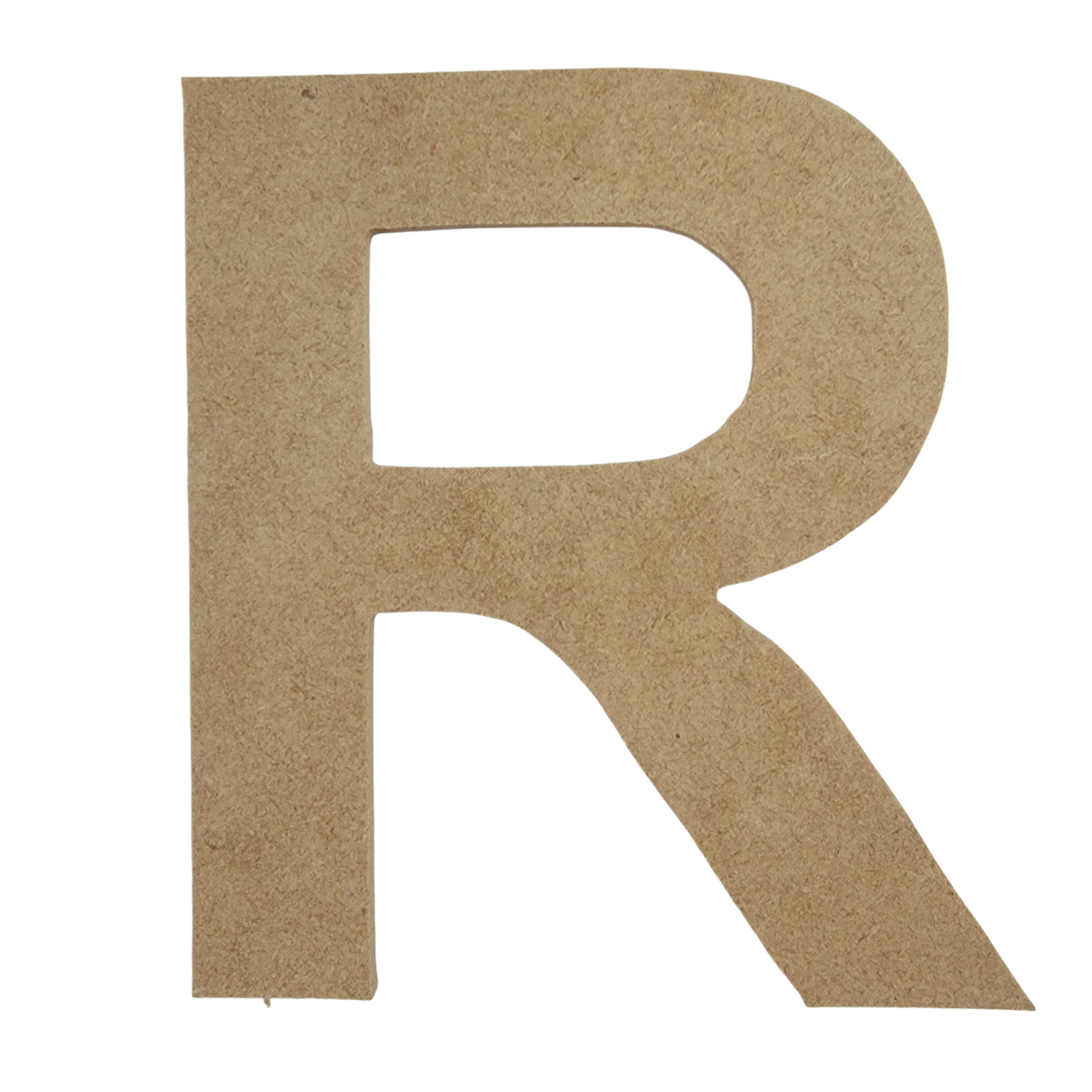 Wooden Letter Unfinished, Arial Font, Craft Cutout - Walmart.com