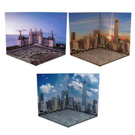 3/set Model Display Backdrop Storage Organizer Showcase Background for ...