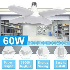 Hyper Tough 4 ft Steel, 3200 Lumen LED Shop Light, White - Walmart.com ...