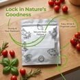 Aluminum Foil Antibacterial Sealing Bag, Reusable Aluminum Foil ...