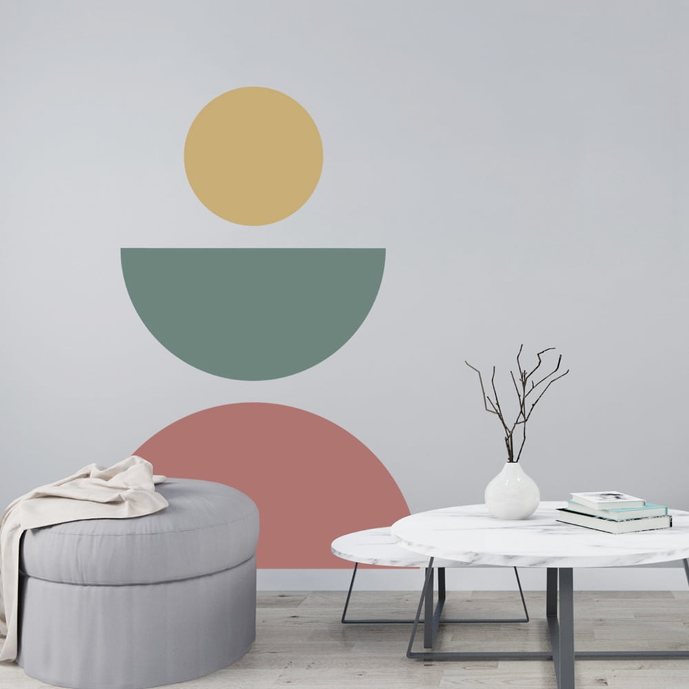 Half Circle Boho Decal-Semicircle Boho Wall Decor Sticker,DIY Boho Wall ...
