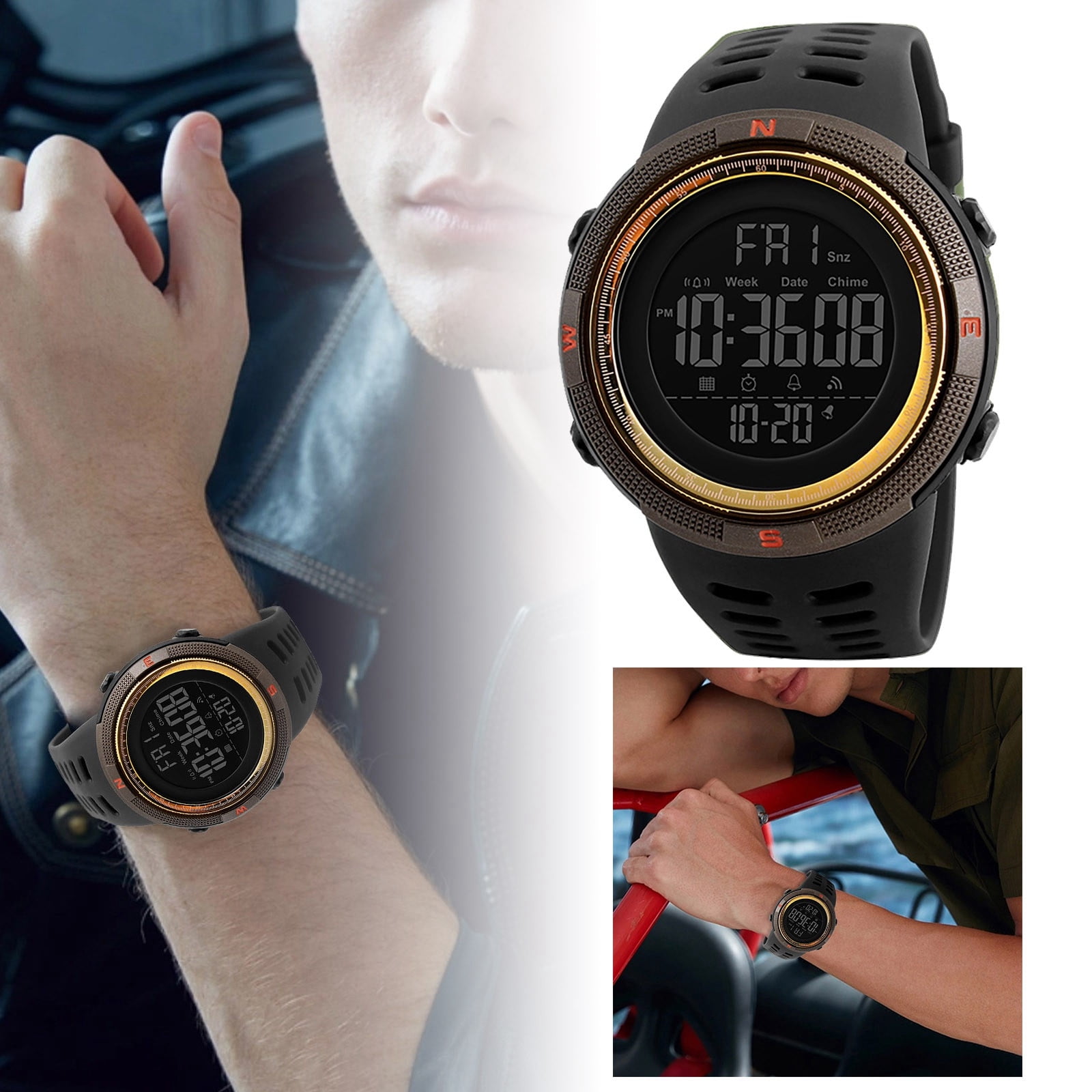 Sports Men's Watch Timepiece For Active Sports Watch Learning Watch Boy ...