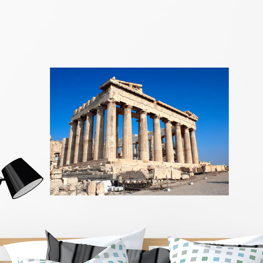 Parthenon Acropolis Athens Greece Wall Mural Decal Sticker, Wallmonkeys ...