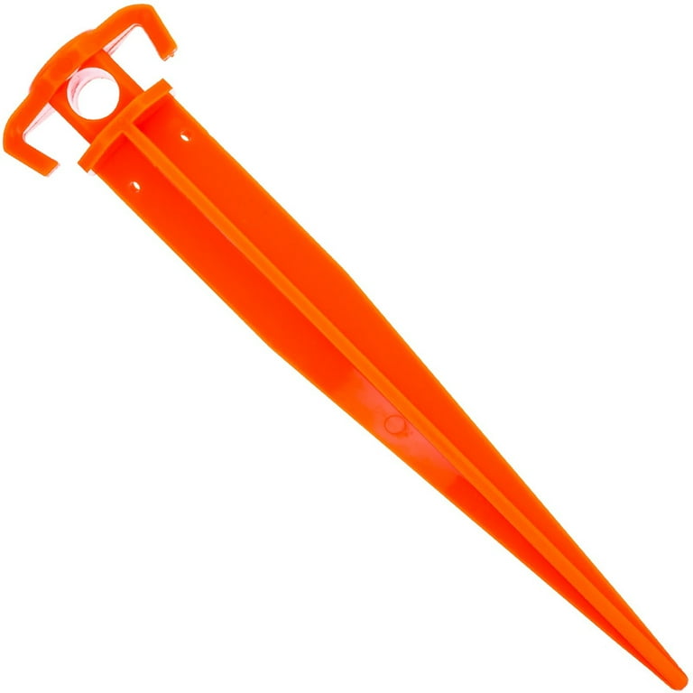 Heavy Duty Tent Pegs 10 Pack Orange Heavy Duty ABS Plastic Tent Stakes ...
