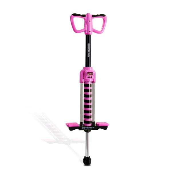 Jovial Digital LCD Bounce Counting Pogo Stick, Pink - Walmart.com