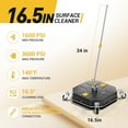 "EVEAGE 16.5"" High-Efficiency Pressure Washer Surface Cleaner, 4000 ...