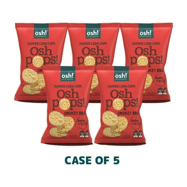 Oh So Healthy, Popped Corn Chips, Assorted Packs 2xBBQ, 2xWhite Cheddar ...
