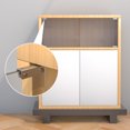 Cabinets Door Hinge Door Upper and Lower Pivots Upper and Lower Clamp ...