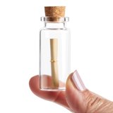 48 Pack 10ml Create A Message In A Bottle Kit, Bulk Small Glass Cork ...