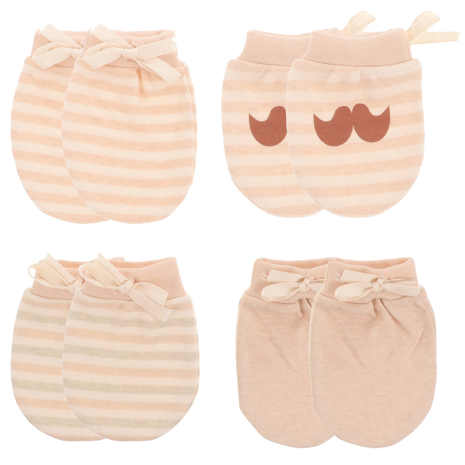 Click here for Alvinma 4 Pairs Baby Mittens Cotton Mittens Newbor... prices