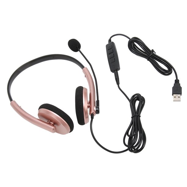 Wired Headset, Multifunctional Stylish HD Call USB Headset, Noise ...