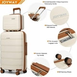 "Joyway 5-Piece Lightweight Hardside Spinner Luggage Set (20"", 24"", 28"") with Hardshell and ...