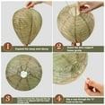 Naler Paper Wasp Nest 4 Pack - Decoys Safe Hanging Fake Wasp Deterrent ...