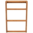vidaXL Towel Rack Natural Teak Solid Teak Wood Towel Rack Rectangular ...
