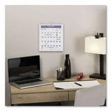 "Mini Monthly Wall Calendar with Fold-Out Easel, 7 x 8, White Sheets ...