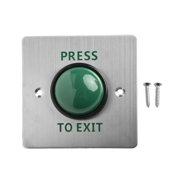 Easily Accessible Push to Exit Switch in Brushed Stainless Steel Finish ...