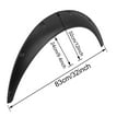 Universal Flexible Fender Flares Set of 4, Wide Body Wheel Arch ...