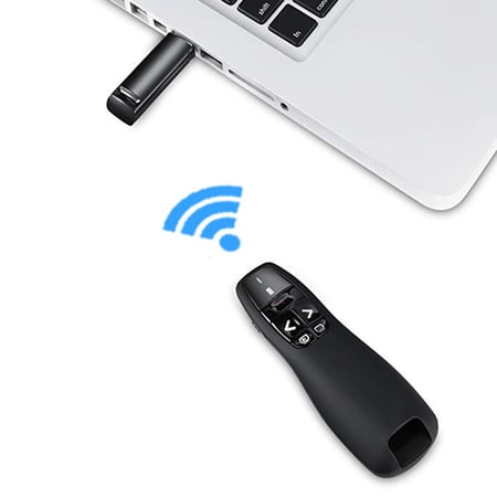 2.4GHz USB Wireless PPT Remote Control Portable Handheld Presenter ...