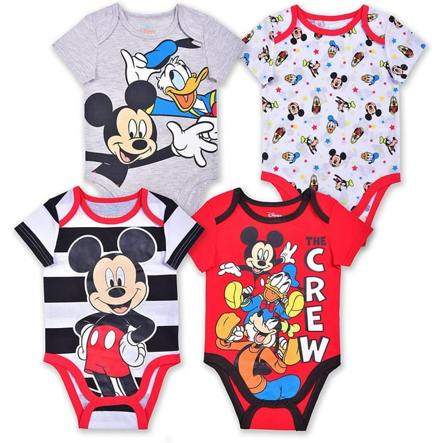 Mickey Mouse Mickey Mouse, Donald Duck and Goofy Boys 4 Pack Character ...