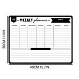 Mfigree Whiteboard Calendars for Refrigerator Family Notepad Daily ...