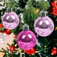 EGYMEN 16PC Christmas Tree Ornaments, Flocked Holiday Decoration Balls ...