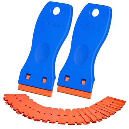 EXPLOSIVE Razor Blade Scraper, 2 PCS Razor Scraper Tool for Removing ...