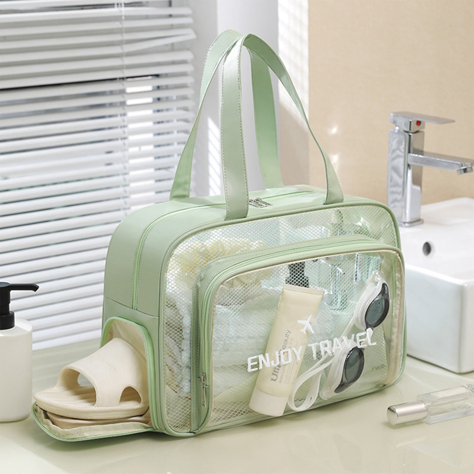 Click here for Boovnll Makeup Bag  Large Capacity Stylish Portabl... prices