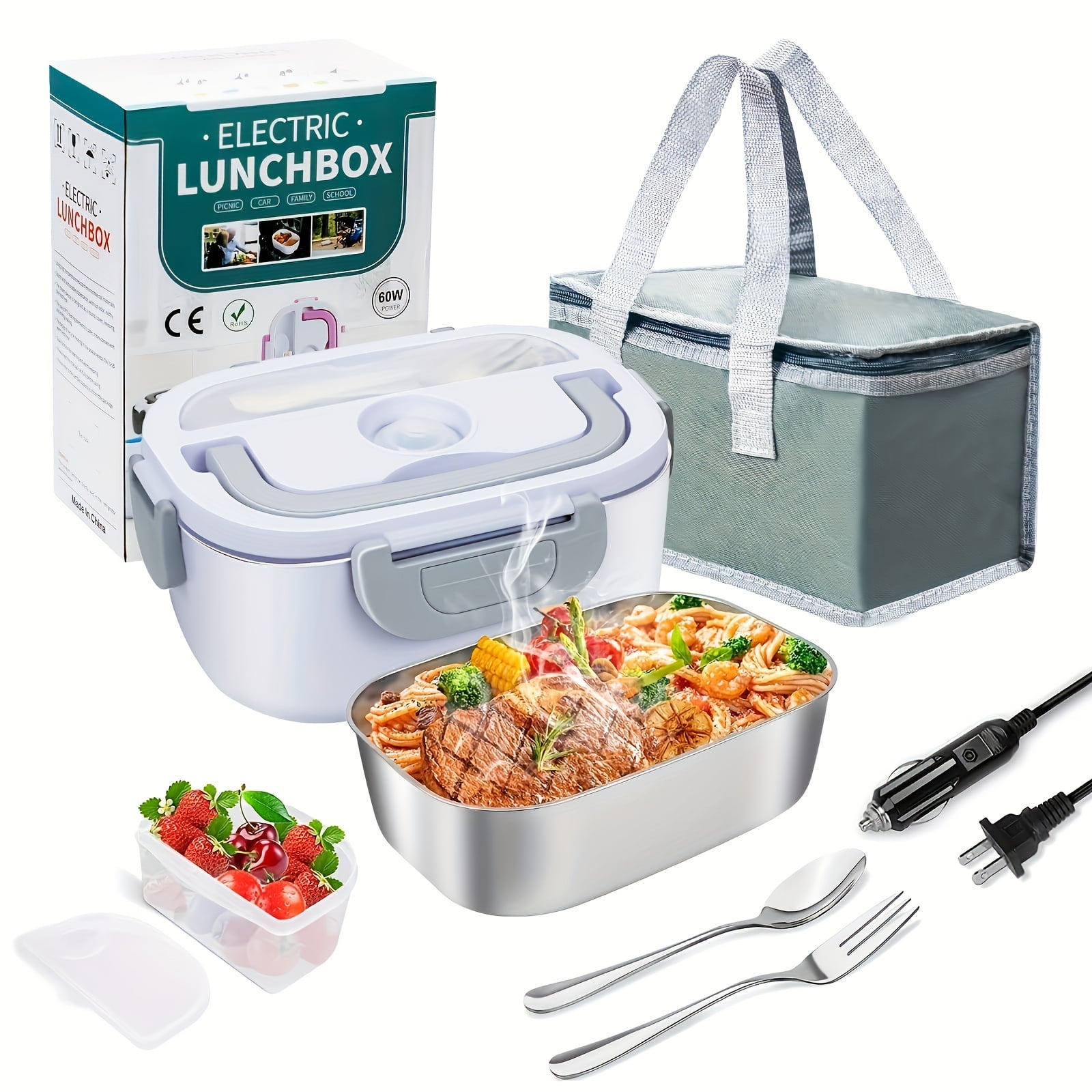 Click here for Grm Electric Lunch Box Food Heater  Upgraded 2 Com... prices
