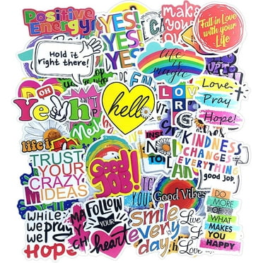 VSCO Stickers 100 Pack pink I Cute Stickers Waterproof 100% Vinyl ...