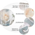 72x78 Inch Shower Curtain White Roses Bathroom Decor, Waterproof Fabric ...