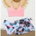 BJUTIR Girls Bathing Suits 3 Piece Swimsuits Floral Print Bikini Set ...