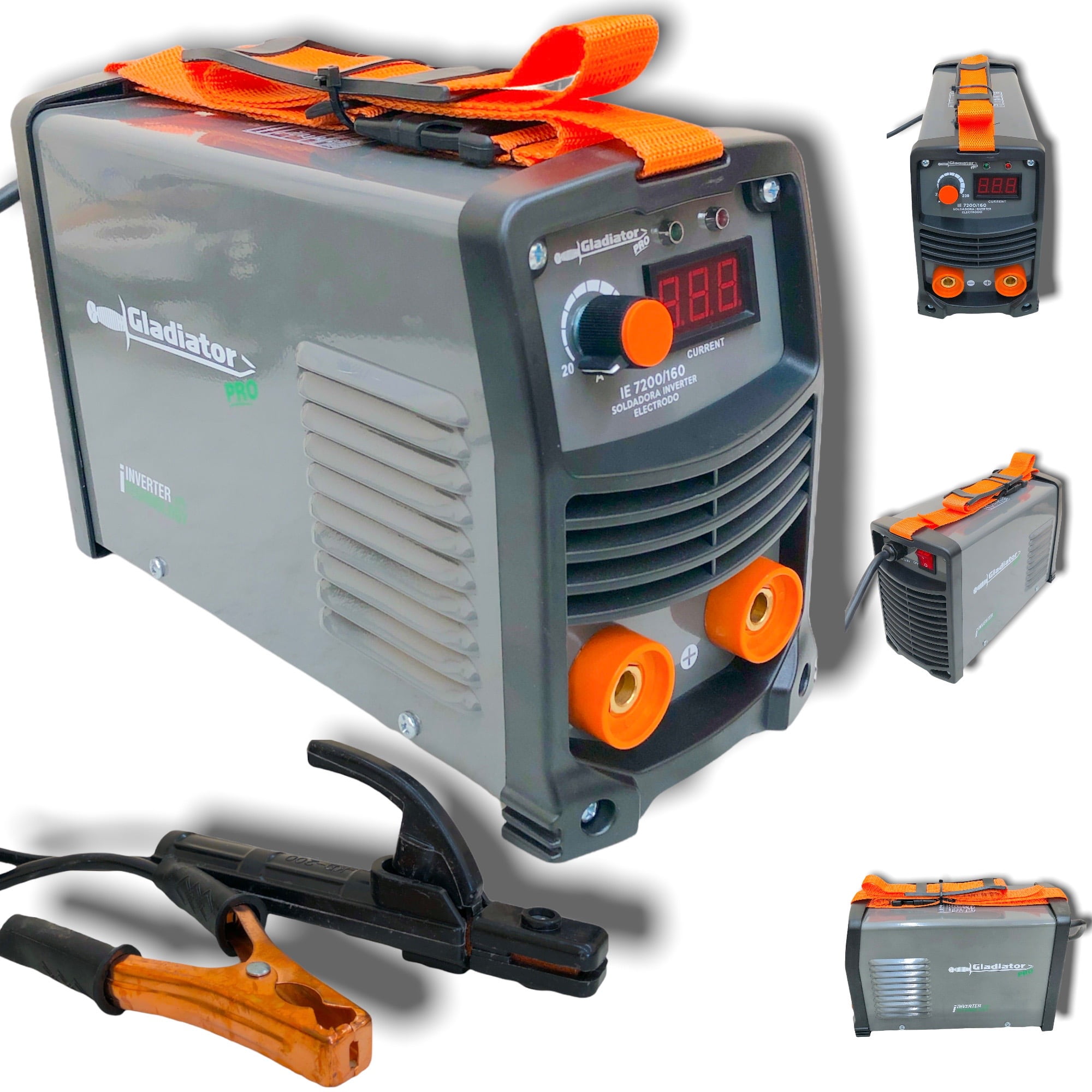 Soldadora Electrodo Bivoltaje 110v-220v 160a Gladiator IE 7200/160 ...