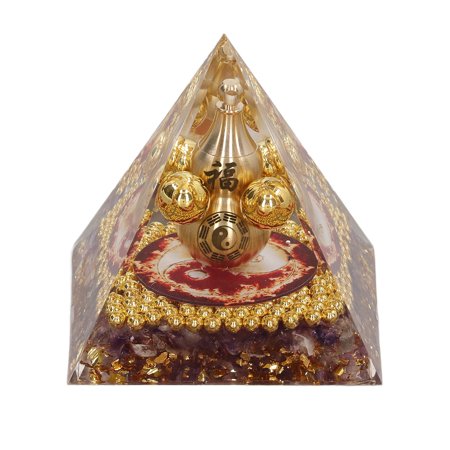 Pyramid Ornament, Pyramid Ornament Hand Crafted Balance Energy Fine ...