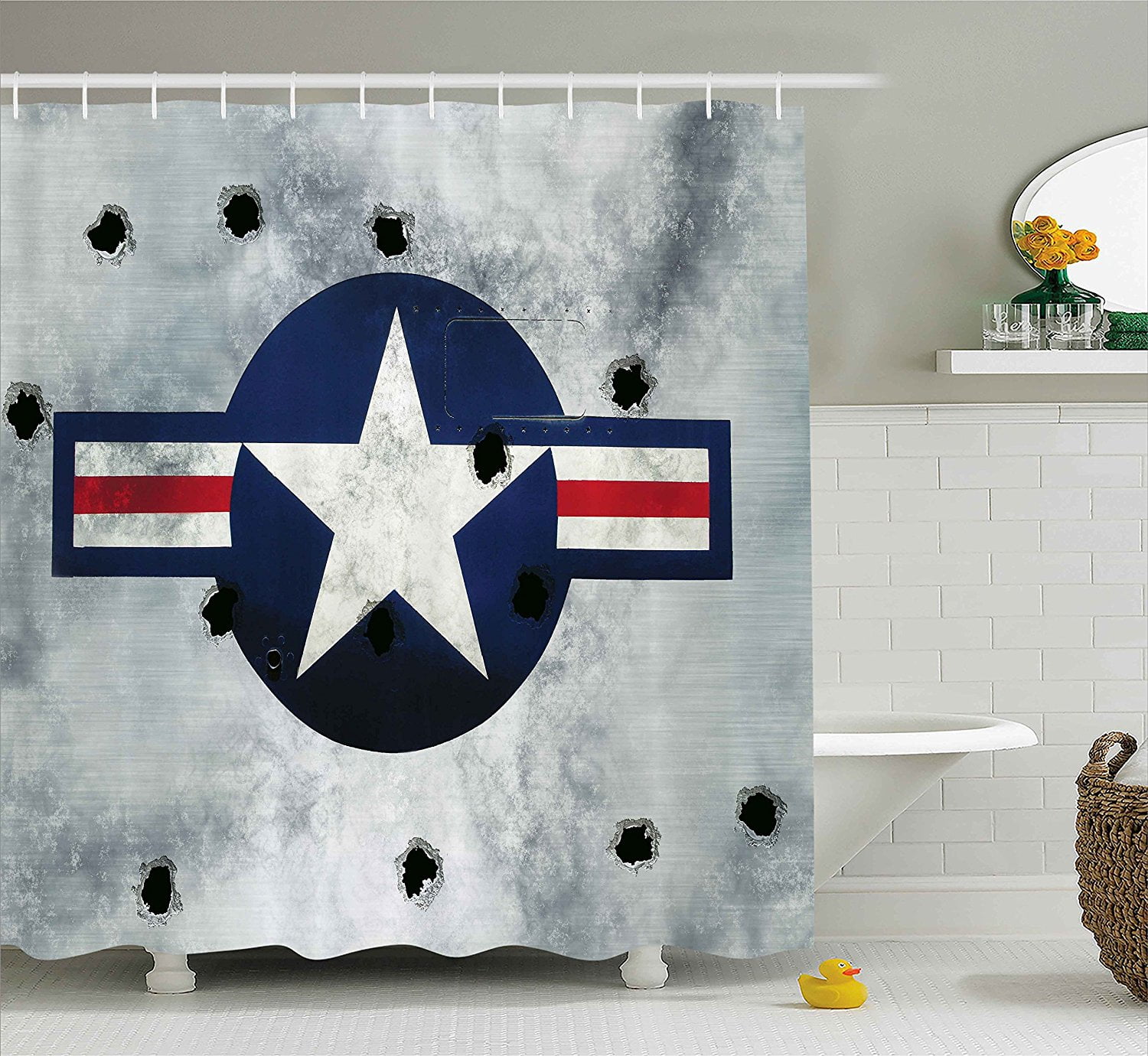 Military Bathroom Decor