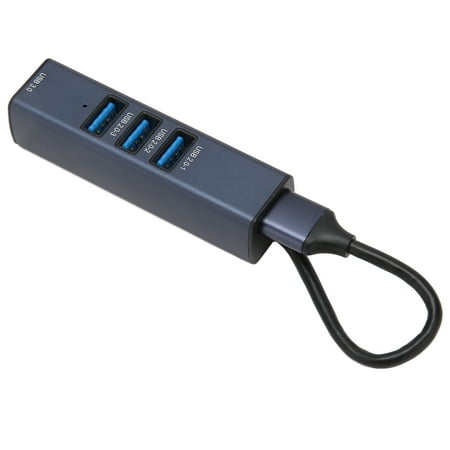 USB Hub, 4 Port Hot Swappable USB Docking Station Plug And Play Fast ...