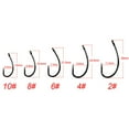 BAGUER Available High Quality Carp Fishing Hooks High Carbon Steel Barbless Fishhooks Curved ...
