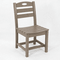 Outdoor Dining Chair, 2 Pack Armless Chair for Garden Balcony Backyard ...