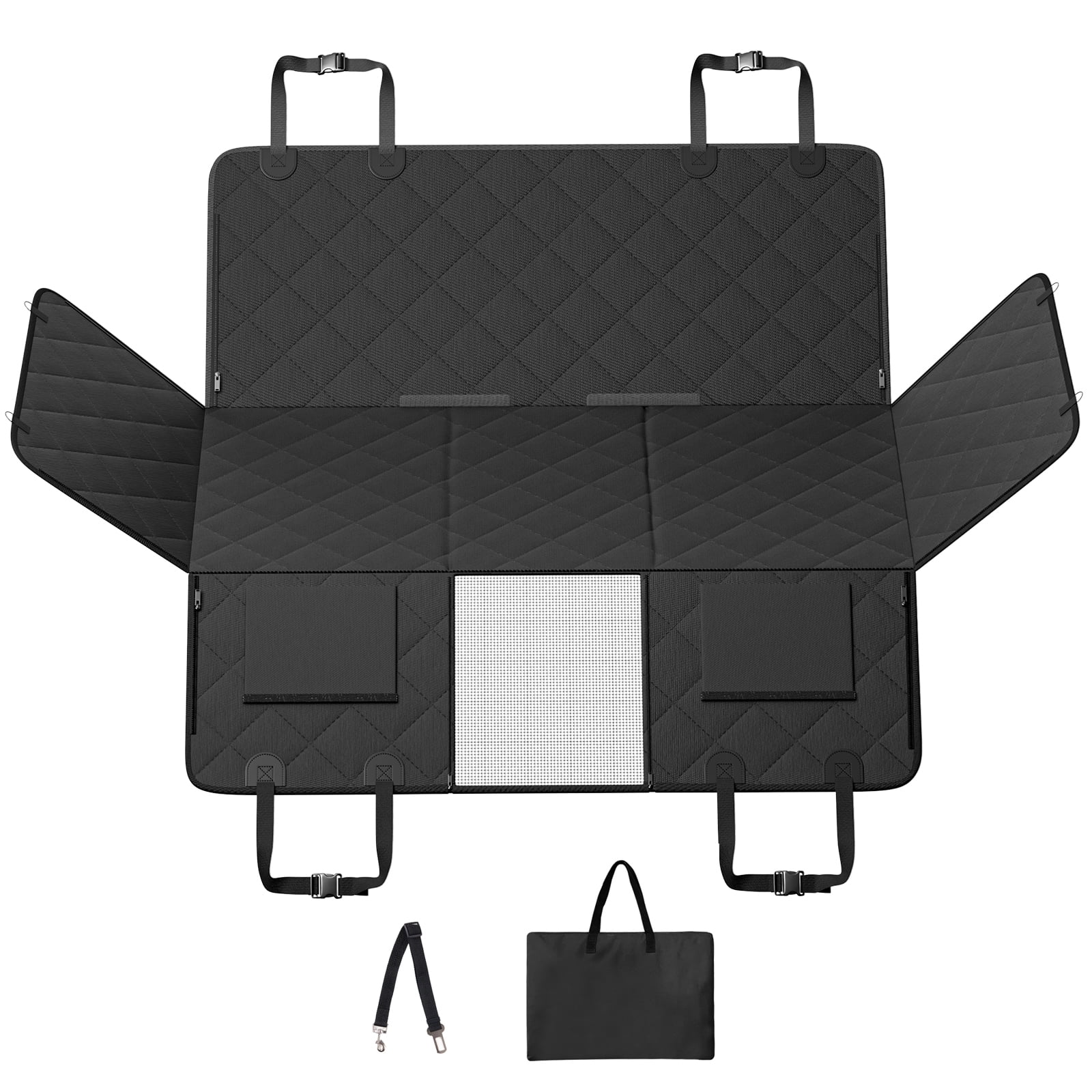 Click here for Kffkff Dog Car Seat Extender  Pet Hammock For Rear... prices