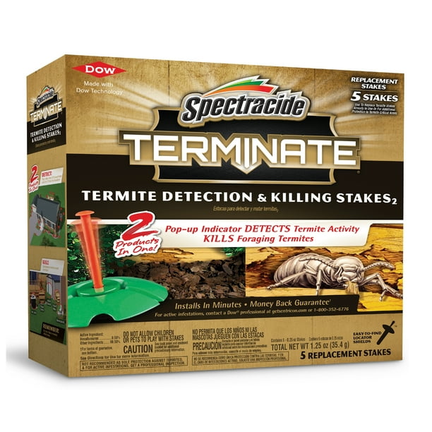 Spectracide Terminate Termite Detection & Killing Stakes, Refill, 5 ...