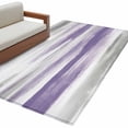 Area Rug 3x5 Ft, Purple Gray White Non Slip Area Rugs for Bedroom ...