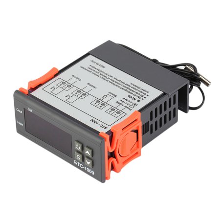 Professional DC AC 12V/24V Two Relay Output Digital Temperature ...