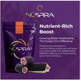 Nuspira Instant Mushroom Coffee, Latte, Naturally Caffeinated, 24 Stick ...