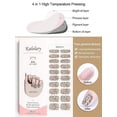 Kalolary 20PCS Cured Gel Nail Wrap Nail Polish Strips, Leopard Print ...