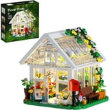 Flower House Miniature Building Set for Kids with LED Light, 597pcs ...