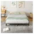 Queen Bed Box Spring 5 Inch High, Low Metal Bed Frame with Round-Corner ...