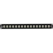 Panduit Opticom Fiber Adapter Panels - Patch Panel - Blue - 8 Ports ...