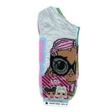 L.O.L Surprise, Girls No-Show Socks, 6-Pack, Sizes S-L - Walmart.com