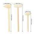 30 pcs Mini Hammers Wooden Knocking Hammer Wooden Kids Hammers Kids ...